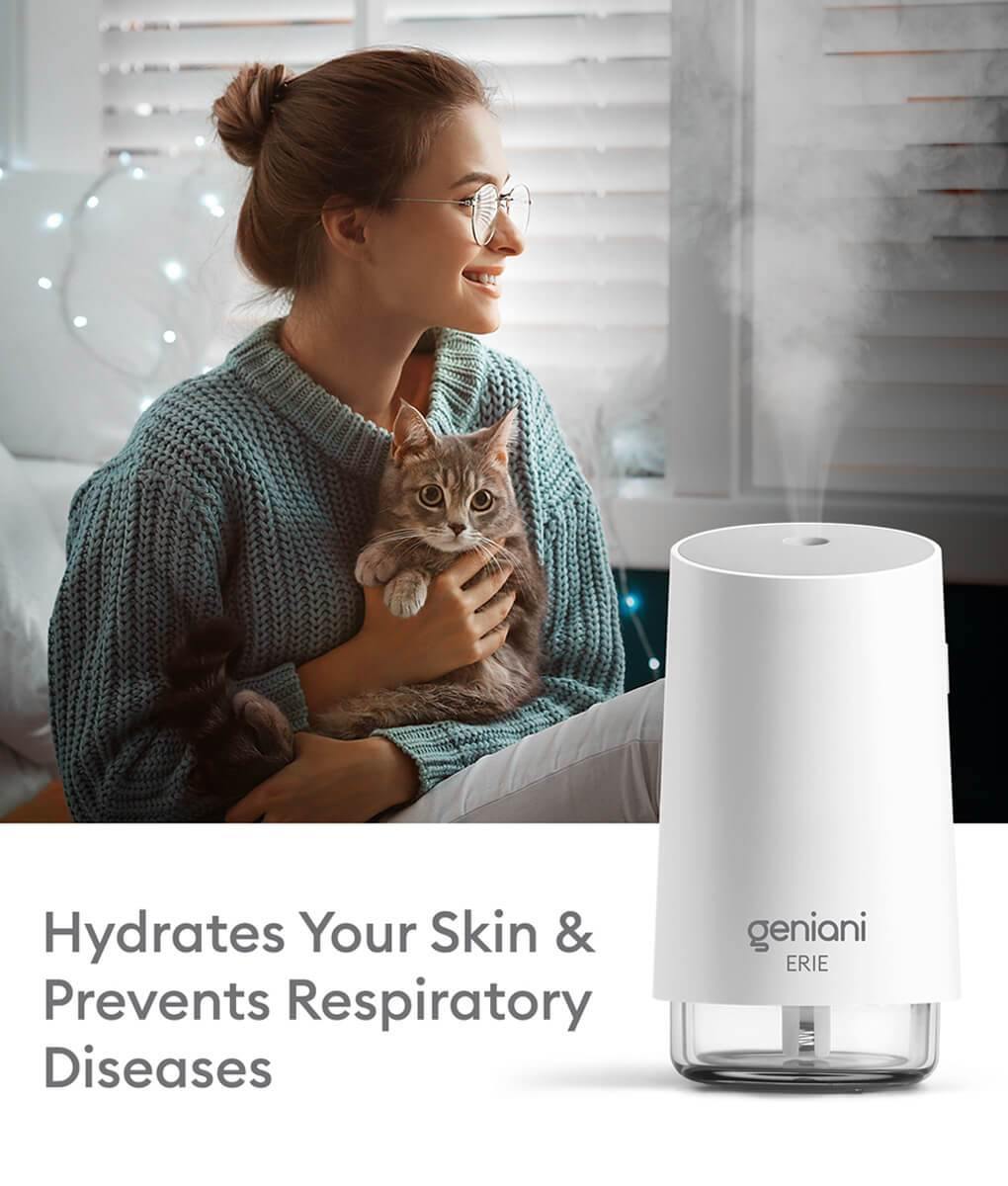 Geniani Erie Travel USB Mini Humidifier 250 ml - Buy Online at the Best ...